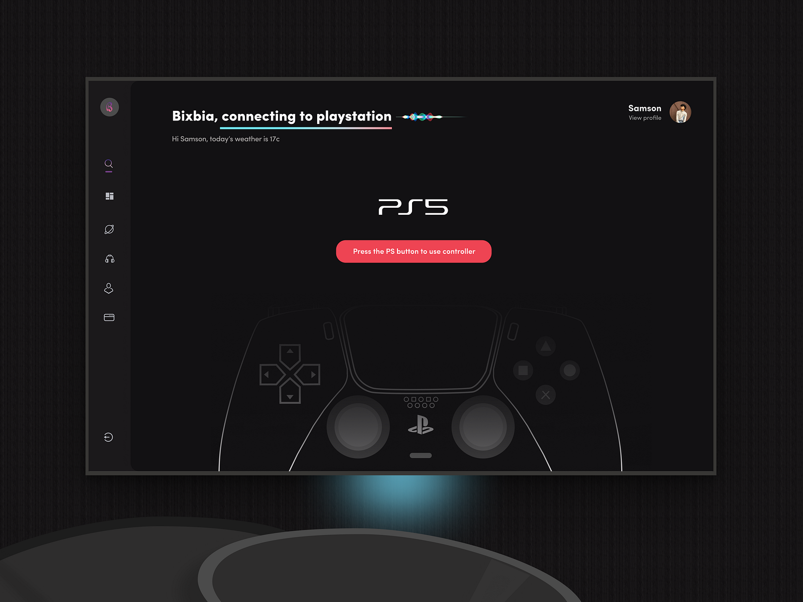 Tv Smart PS loading UI by Jösh Ajiboye on Dribbble