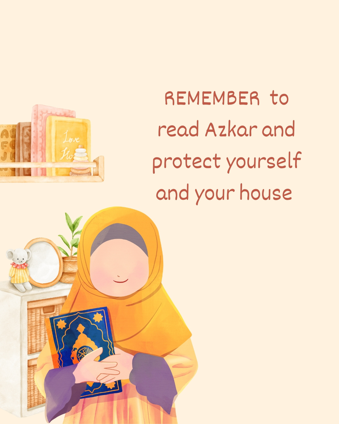 Ramadan advice , azkar social media post by Ema Mohamed on Dribbble