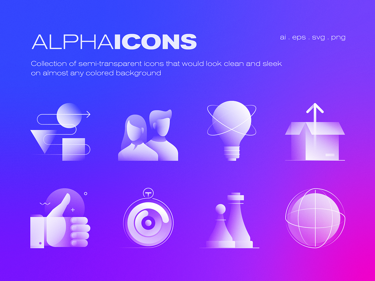 Alpha Icons Collection by Anatolii Babii 🇺🇦 on Dribbble