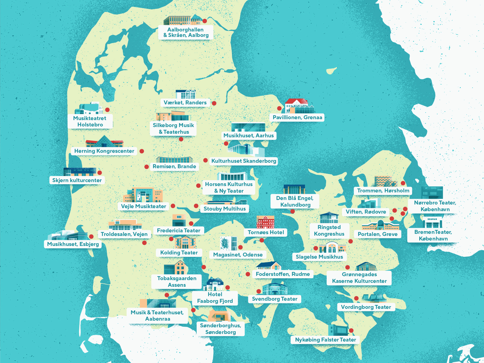 Denmark sightseeing map 60 photos - Morilly.com
