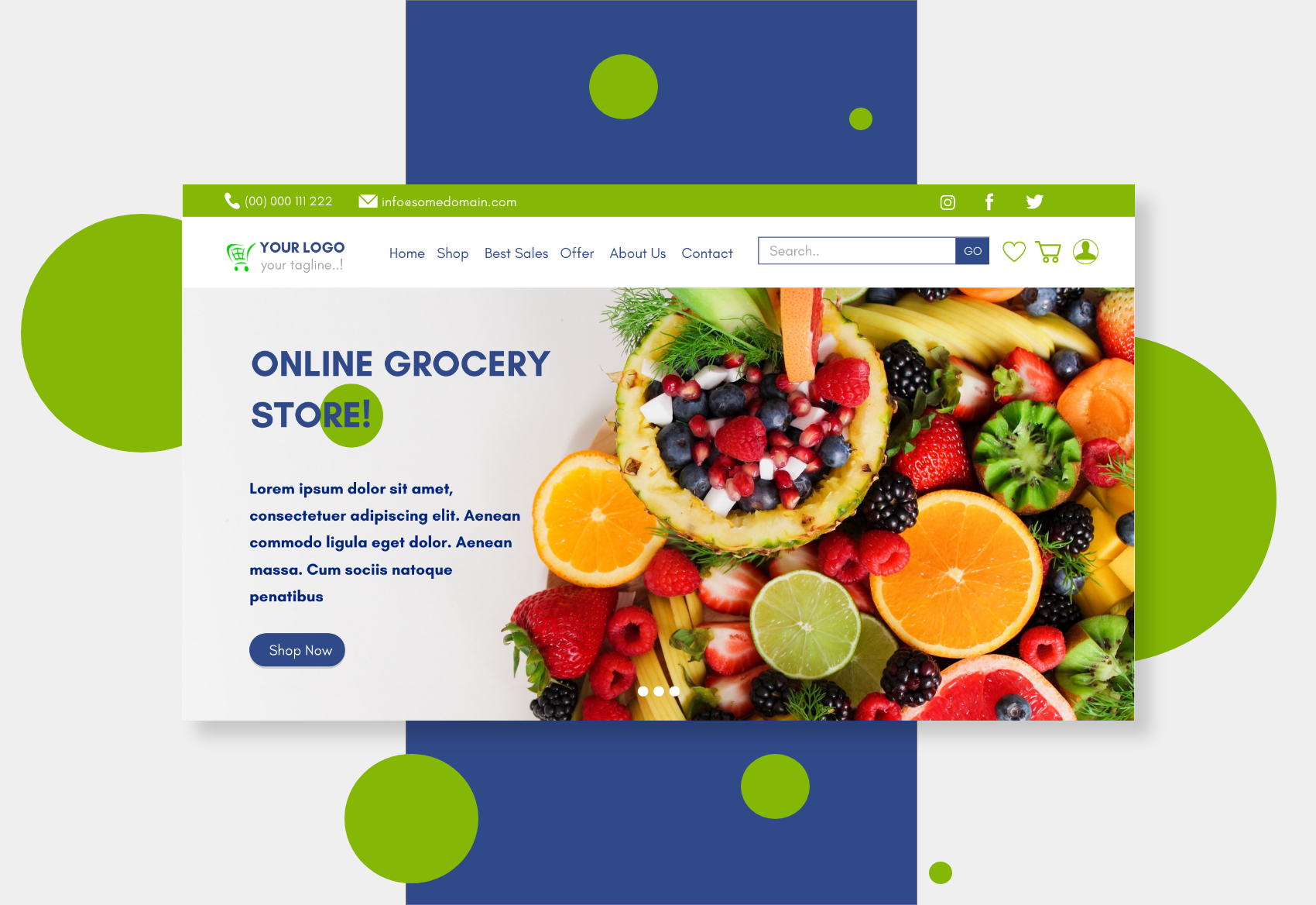 website by usha bhat on Dribbble