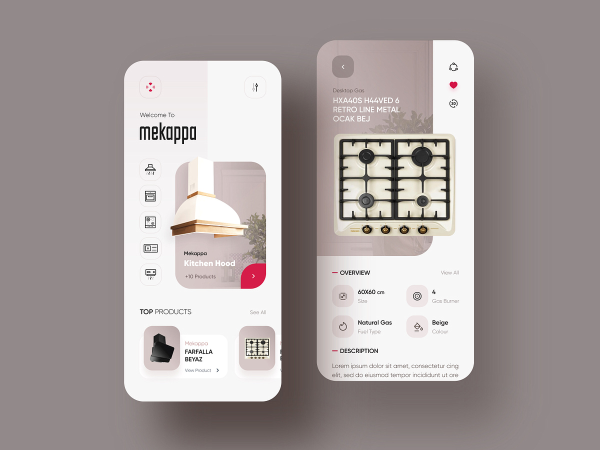 Mekappa Appliances Home Ui Design By Mohammad Reza Farahzad For Oniex™ On Dribbble