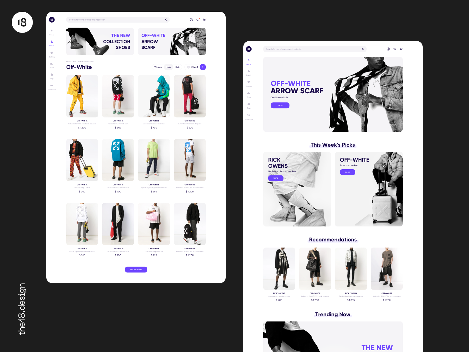 Marketplace UIKIT by THE18 DESIGN on Dribbble