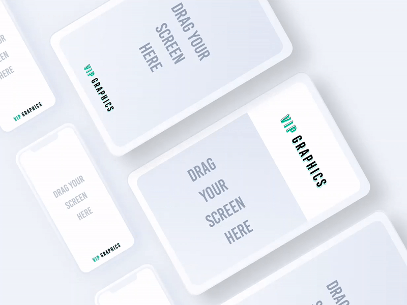 Animated Device Mockups System by VIP Graphics on Dribbble