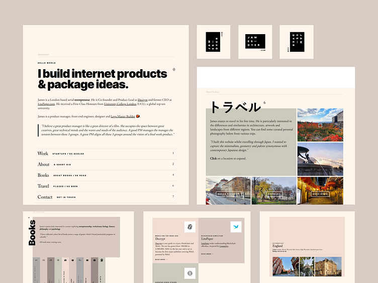 Japanese Typography & Portfolio 🎎 by James Dyer on Dribbble