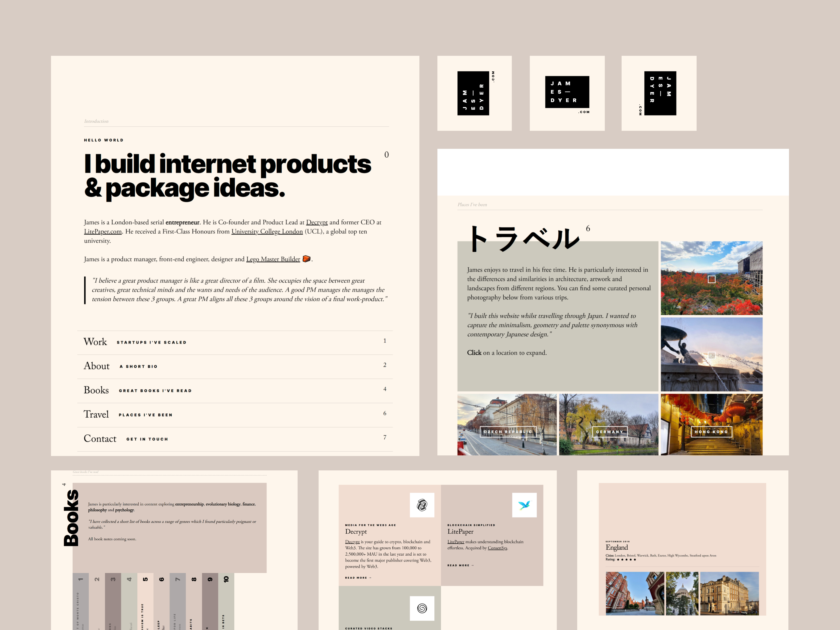 Japanese Typography & Portfolio 🎎 by James Dyer on Dribbble