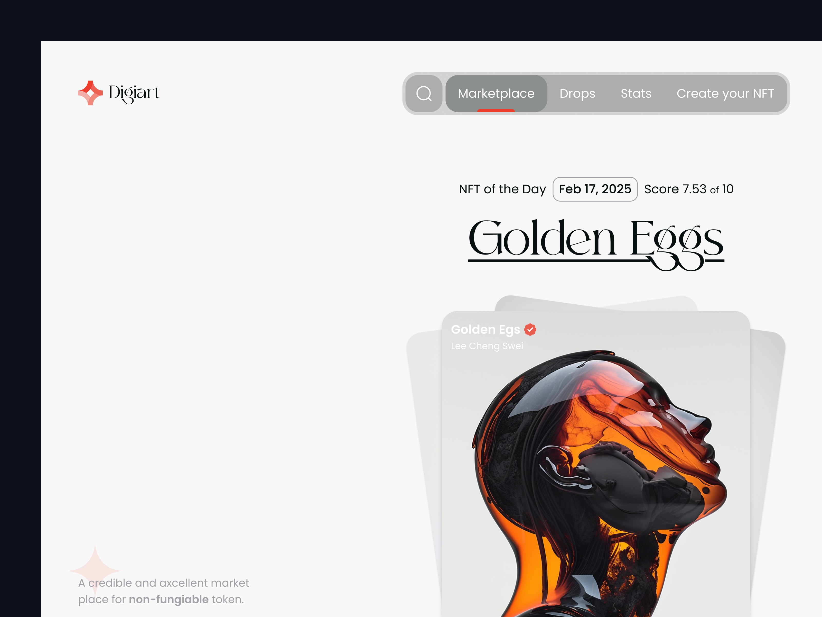 NFT Marketplace - Digiart by Isdehghan on Dribbble