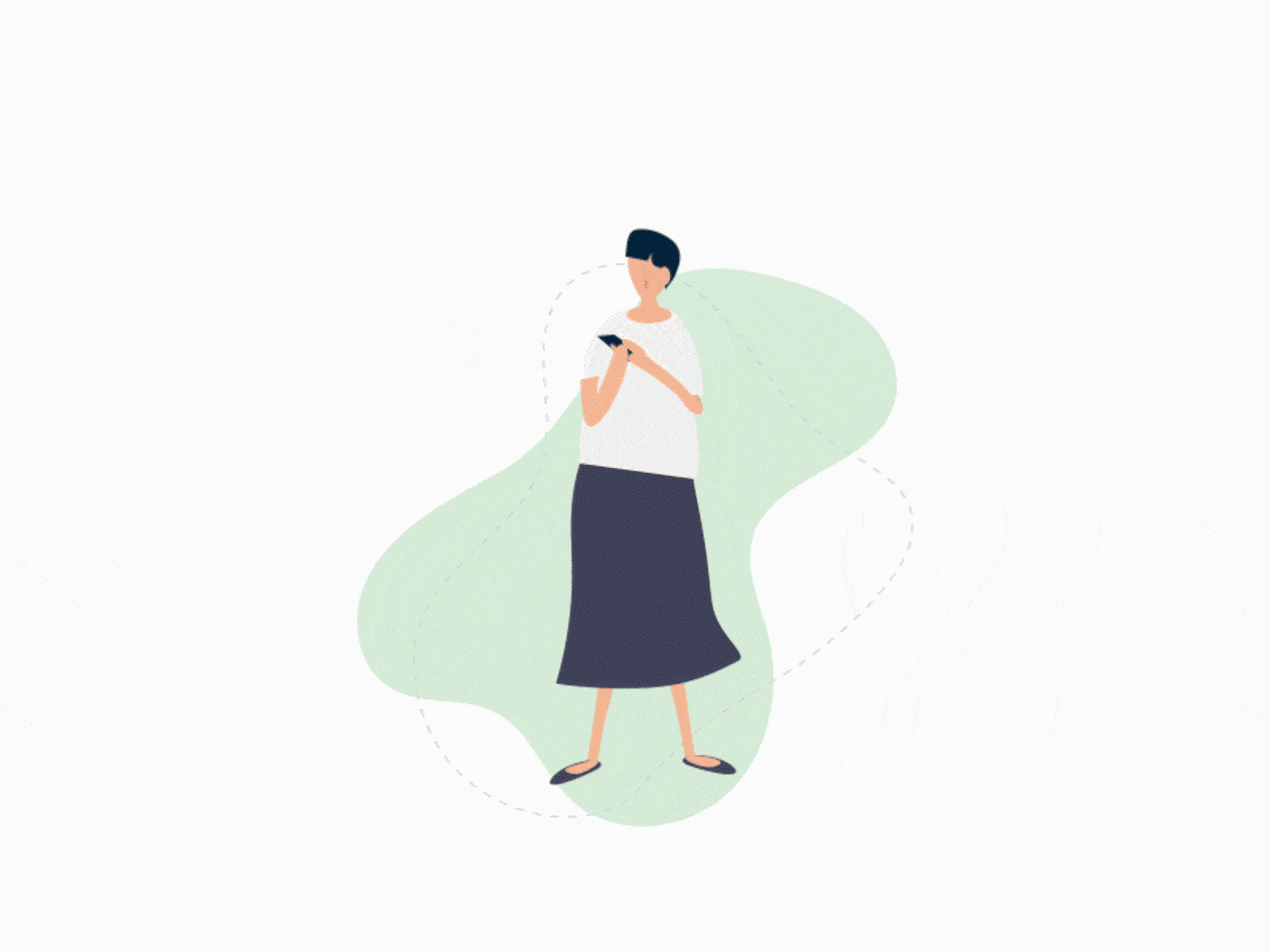 Animated user journey by Yagmur Gokce on Dribbble