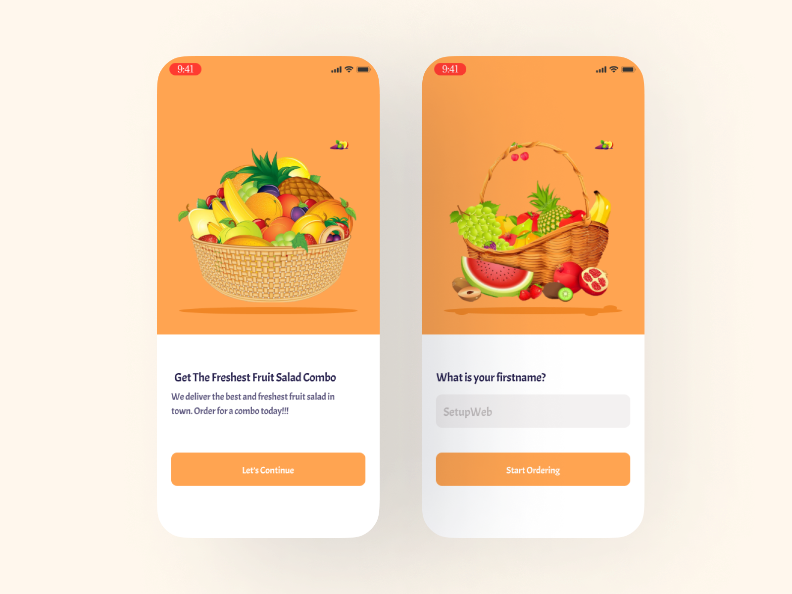 🚀🥦 FreshCart – Fruit & Vegetable Delivery App UI Design 🍎📱 by SetupWeb ...