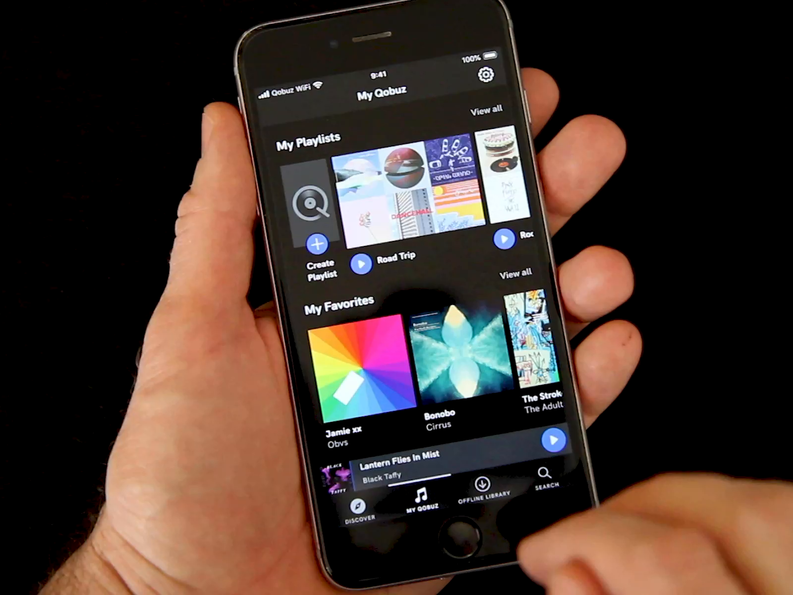 Qobuz prototype by Morgan Brabessa on Dribbble