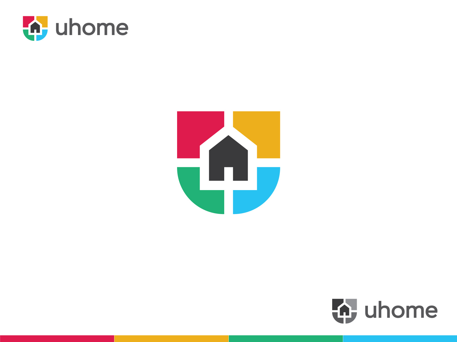 uhome logo for sale by Bhupesh on Dribbble
