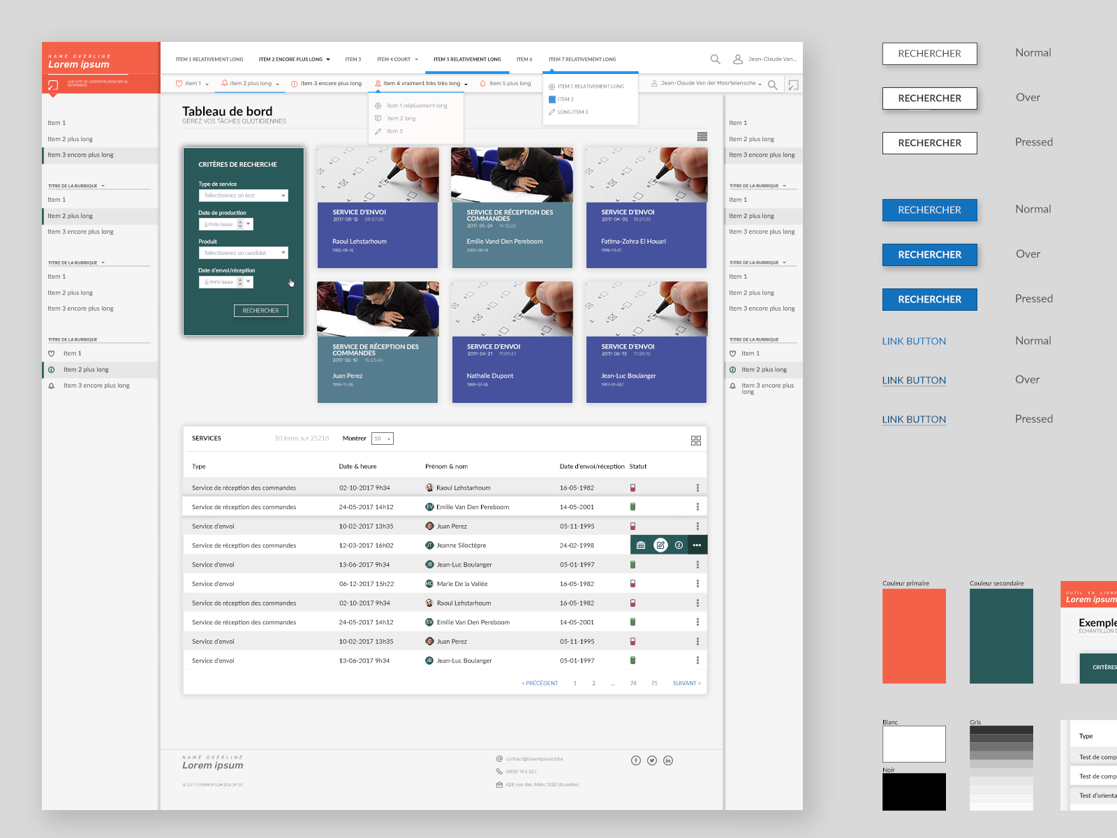 UI guidelines 1 by Gaetan Demarche on Dribbble