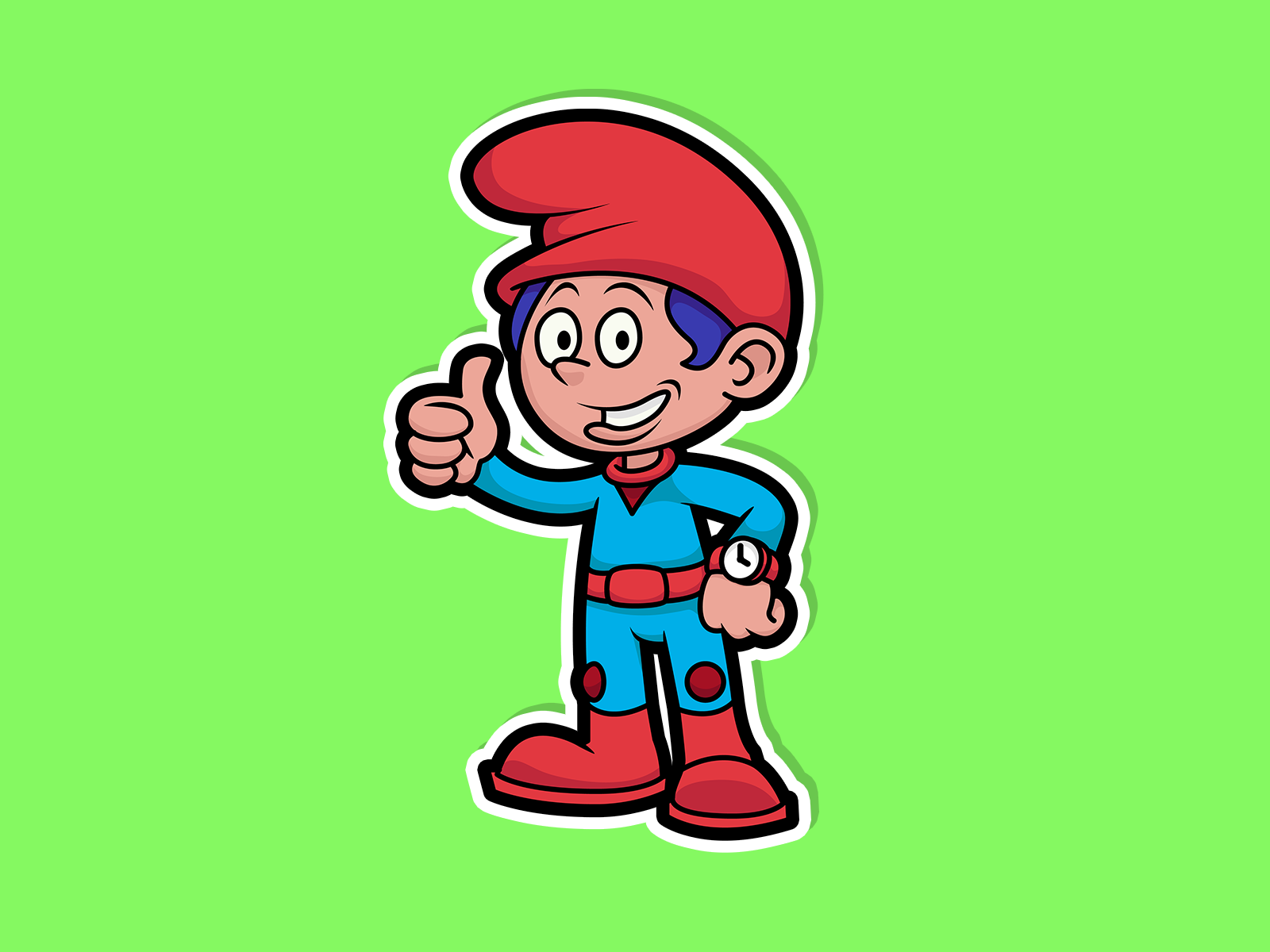 Space Smurf Character by Blueasarisandi on Dribbble