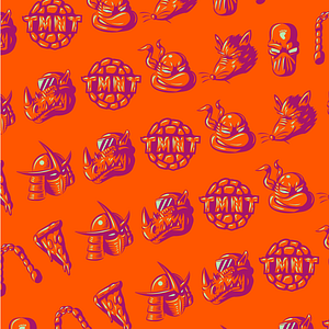 TMNT Wrapping Paper by Alex Burch on Dribbble
