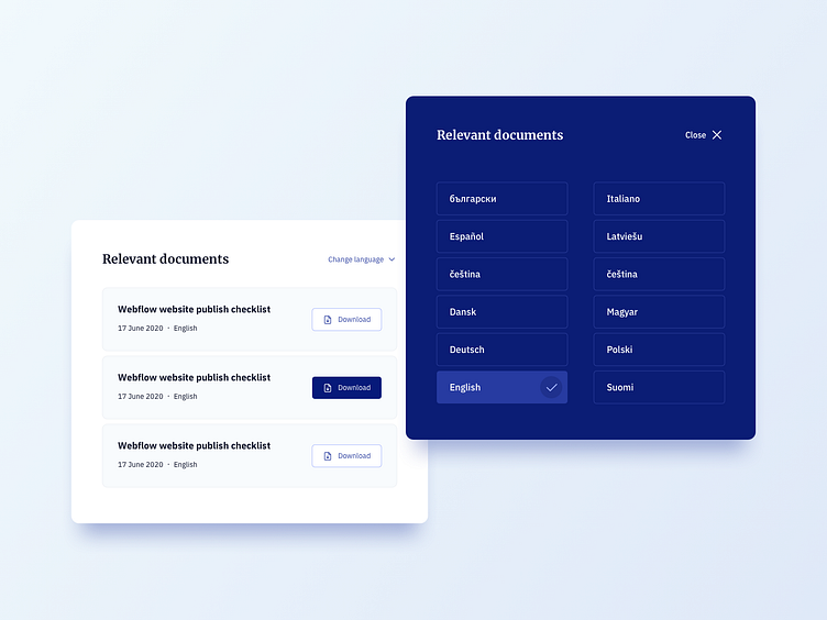 UI Components Design by Ildiko Gaspar on Dribbble