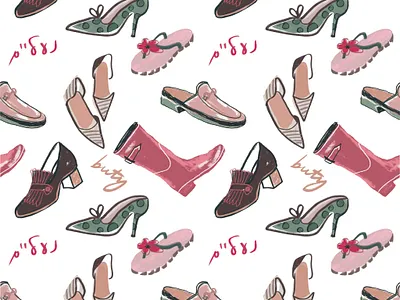 Shoe Pattern designs, themes, templates and downloadable graphic ...