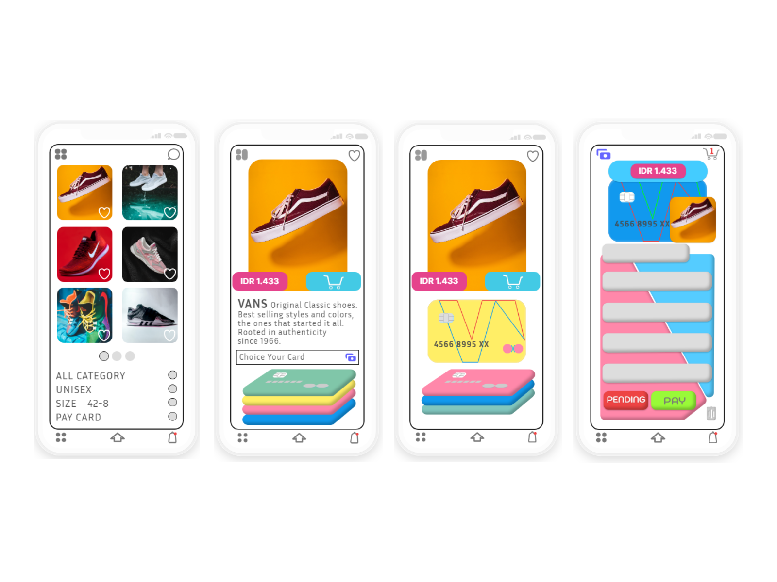 a cards | ui design by Nandang Ridwanulloh on Dribbble