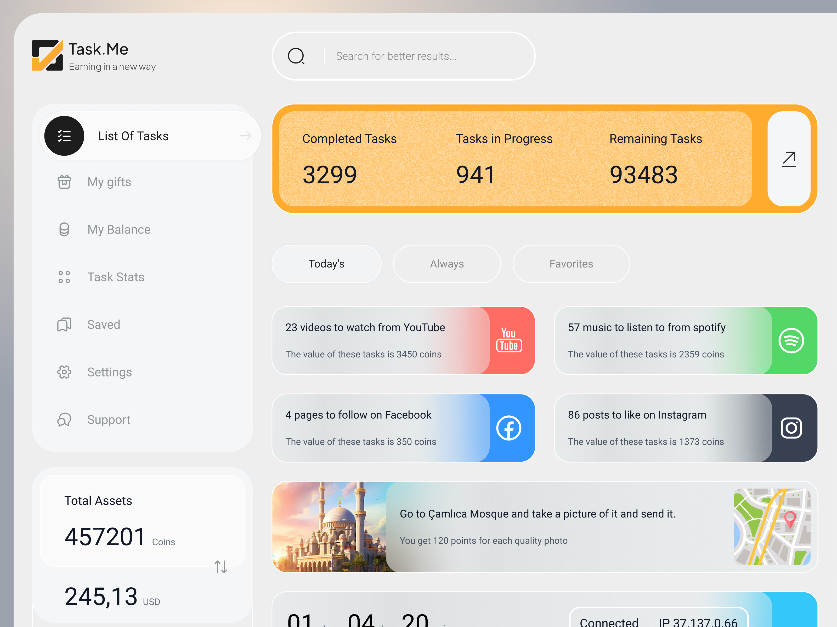 Task Management Dashboard UI/UX Concept by behzad pashaei on Dribbble