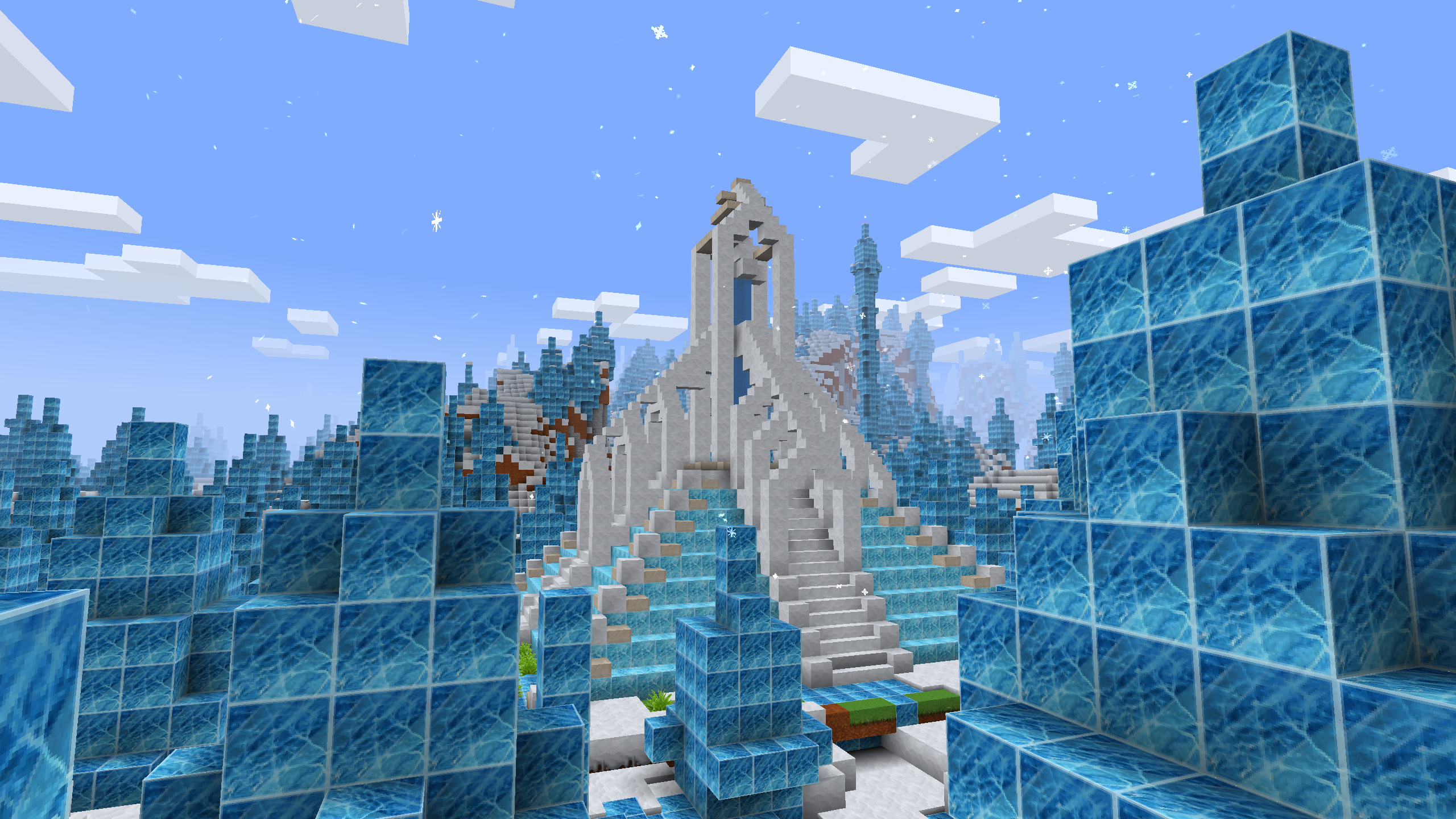 Ice Castle Frozen Minecraft