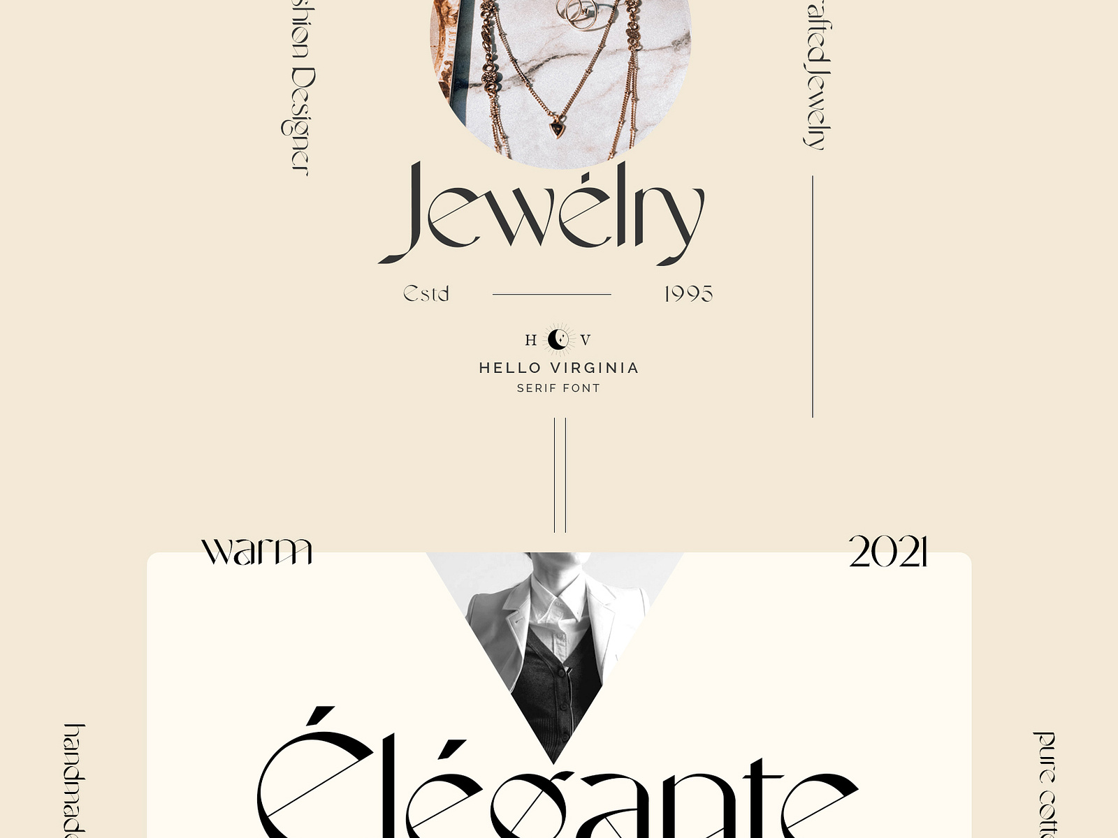 Hello Virginia - Elegant Serif Typeface by Daniel E Graves on Dribbble