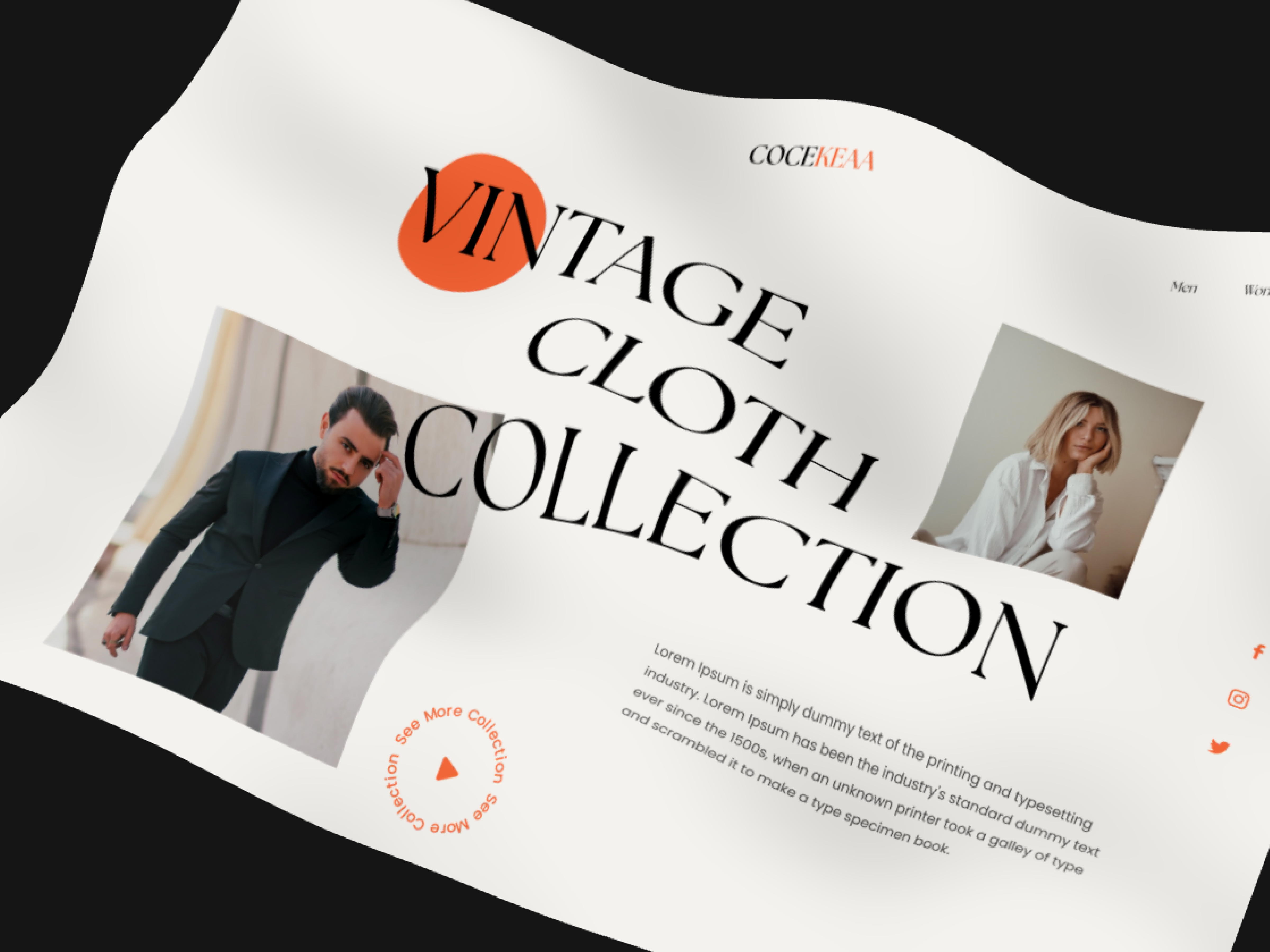 Fashion Landing Page by Jawadd on Dribbble