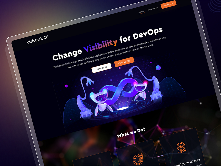 Ctrlstack Landing Page by Sabbir Hossain🎯 for Troikagency - UX/UI ...