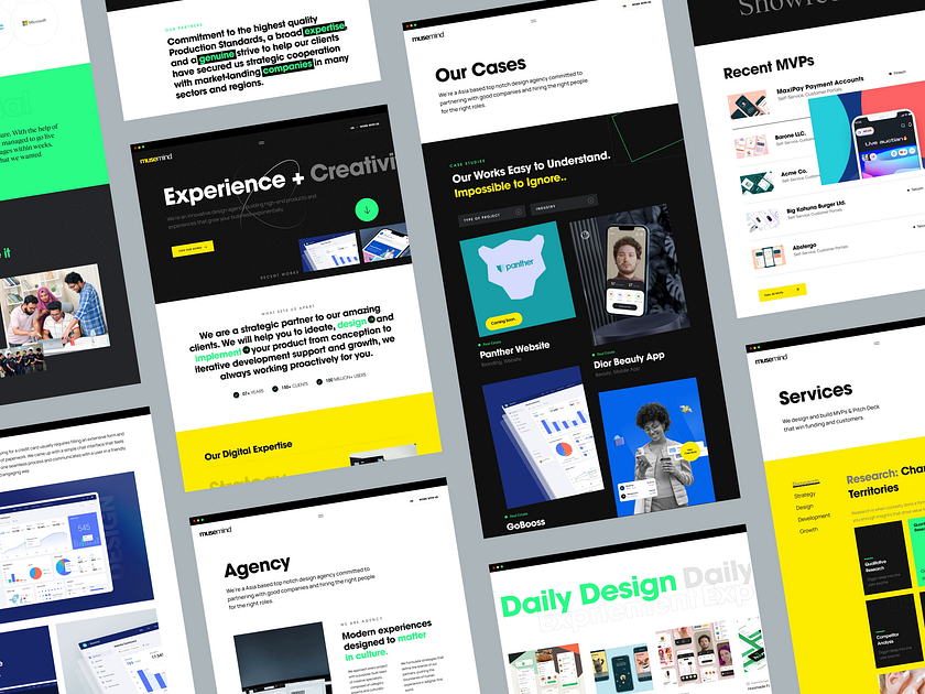 Musemind - UX/UI Design Agency | Dribbble