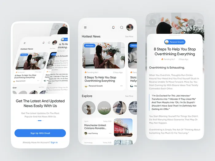 Browse thousands of Newspaper images for design inspiration | Dribbble
