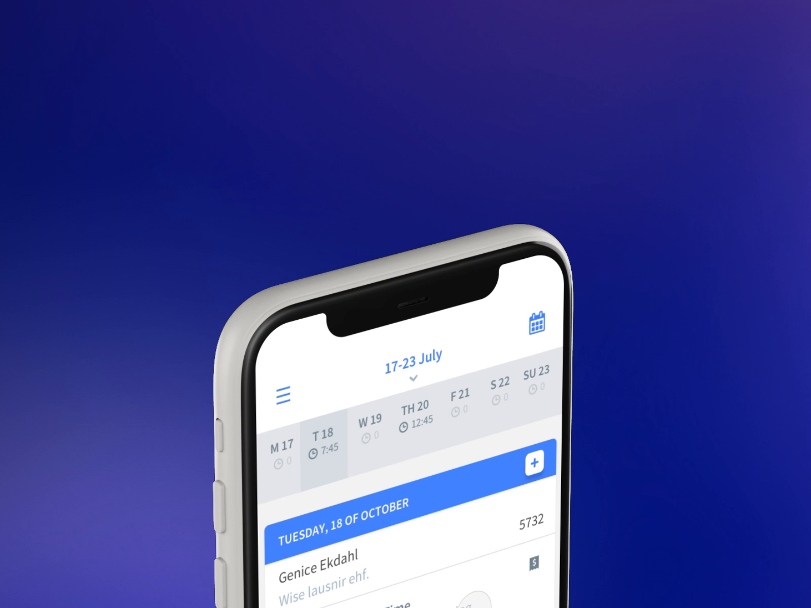 Calendar Scrolling by Mobile Jazz on Dribbble