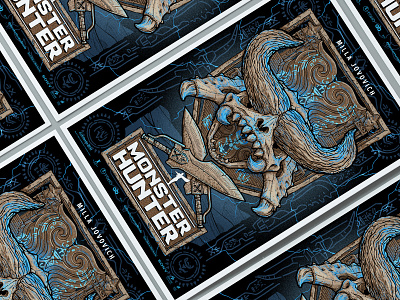 Poster for film Monster Hunter by Albert Fedchenko on Dribbble