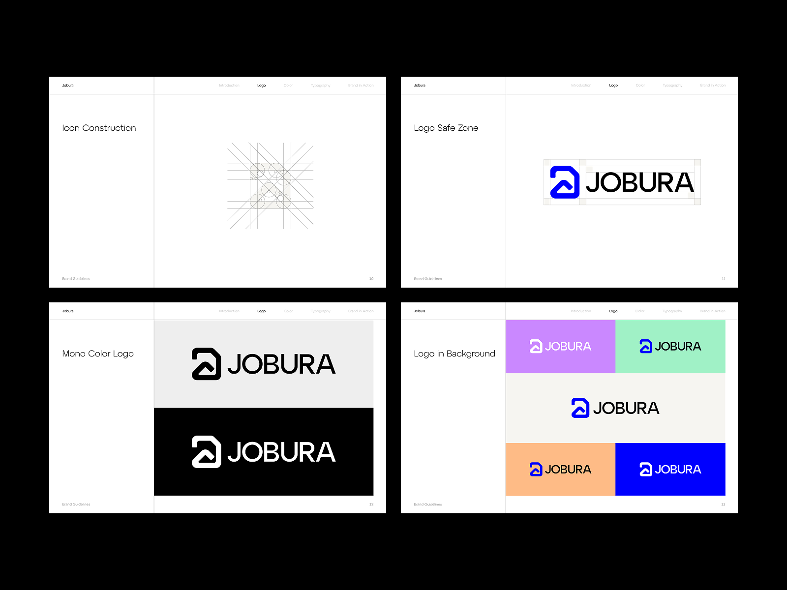 JOBURA - Brand Guidelines by Abedin Joy on Dribbble