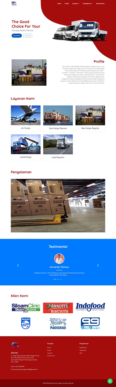 SRI Express Trans Logistic by Ruri Wijaya on Dribbble