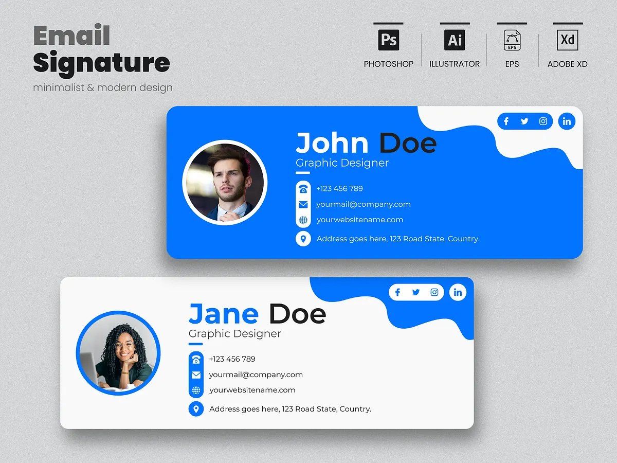 Email Signatures designs, themes, templates and downloadable graphic ...