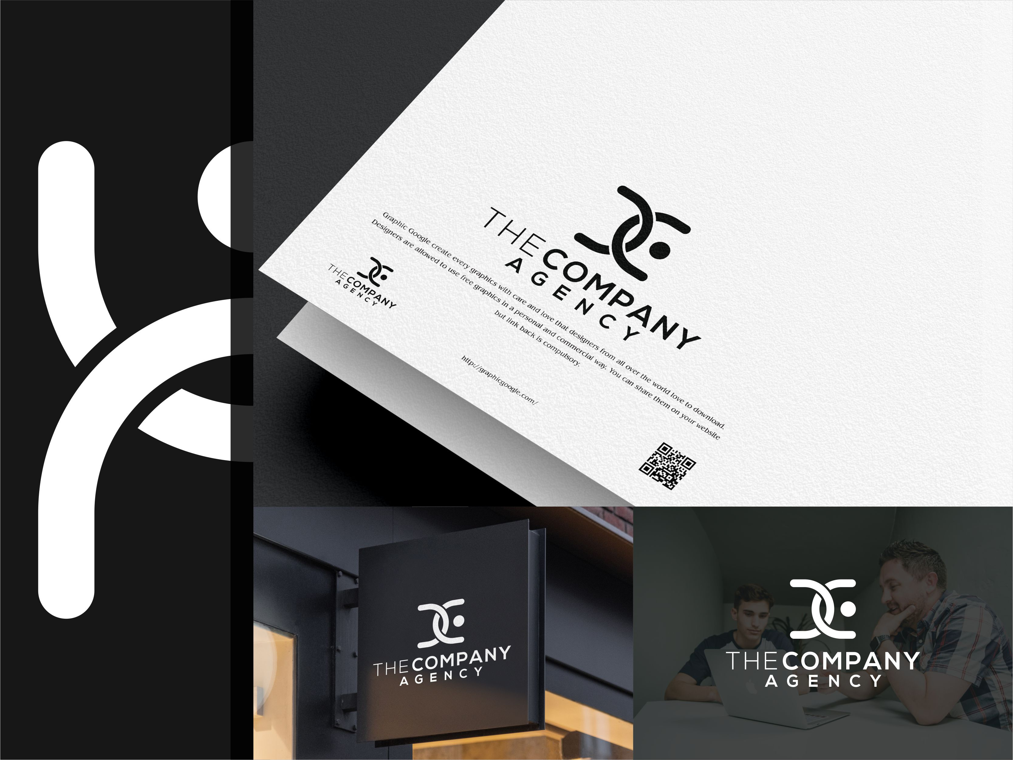 The Company Agency Logo by Musagraphic on Dribbble