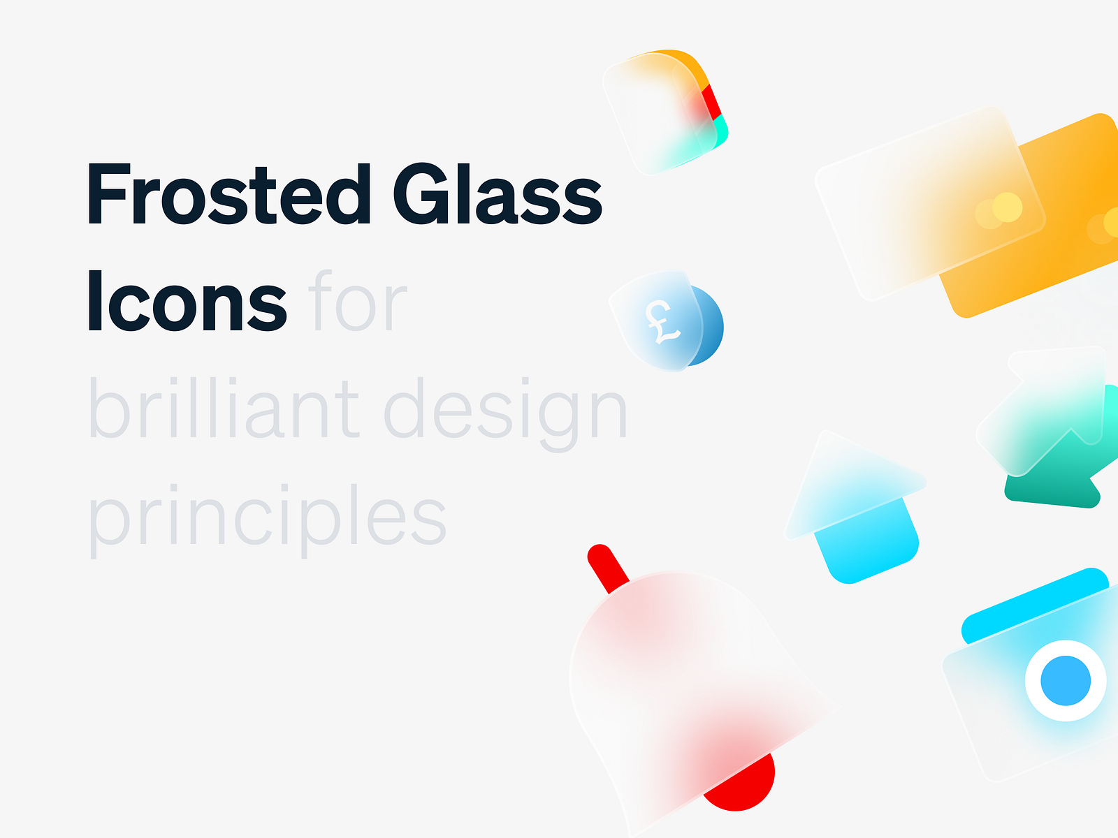 UI/UX | Frosted Glass Icons by Engcode on Dribbble