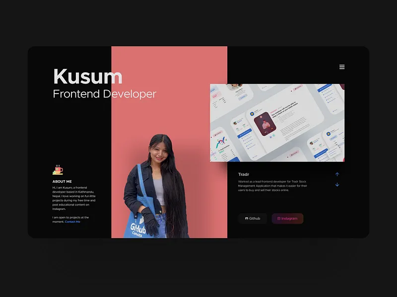 Developer Portfolio designs, themes, templates and downloadable graphic ...