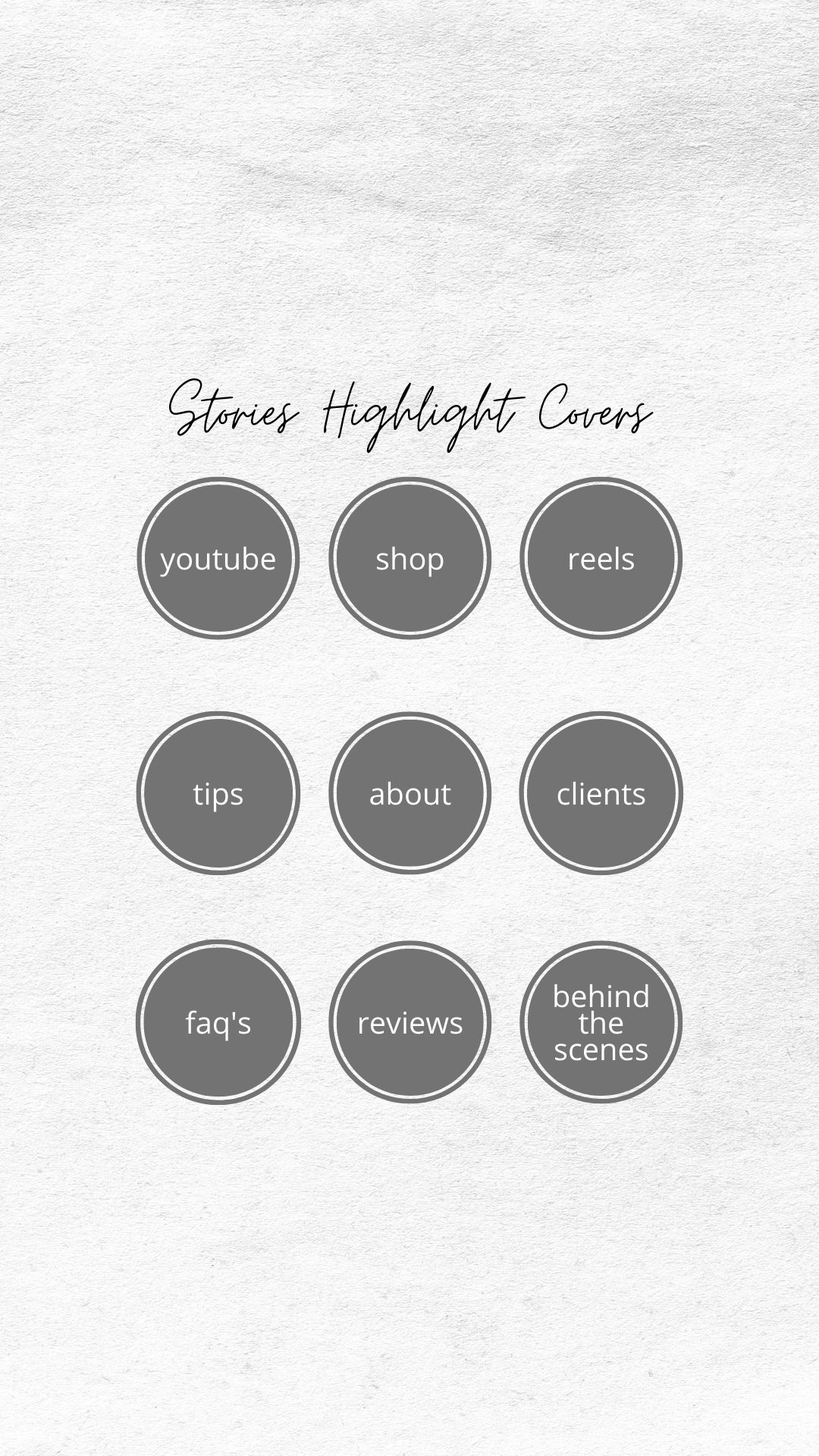 Story Highlight Templates by Joy Drake on Dribbble