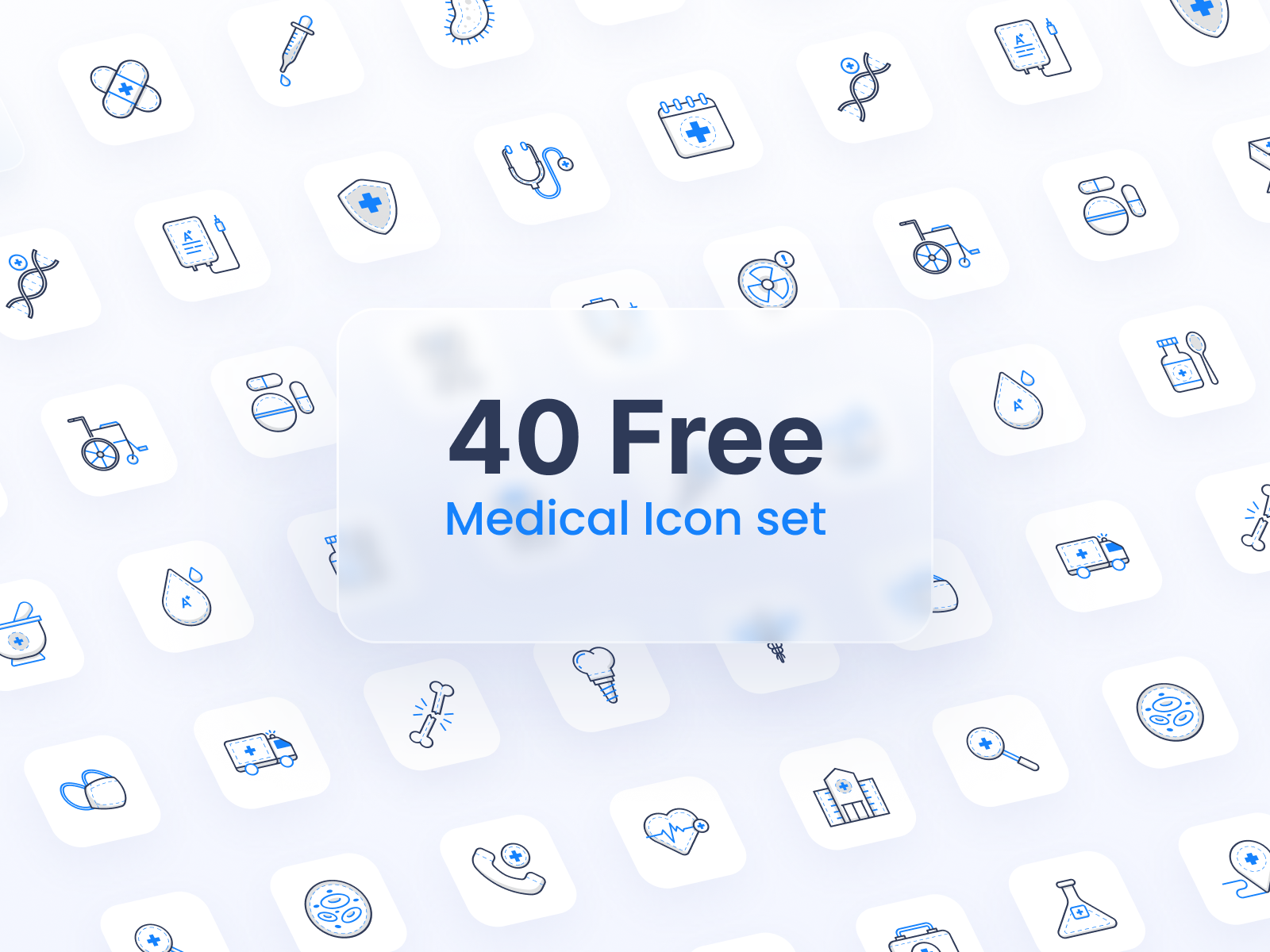40 Free Medical Icon Set by Panca Okta for Pillow Leaf Studio on Dribbble