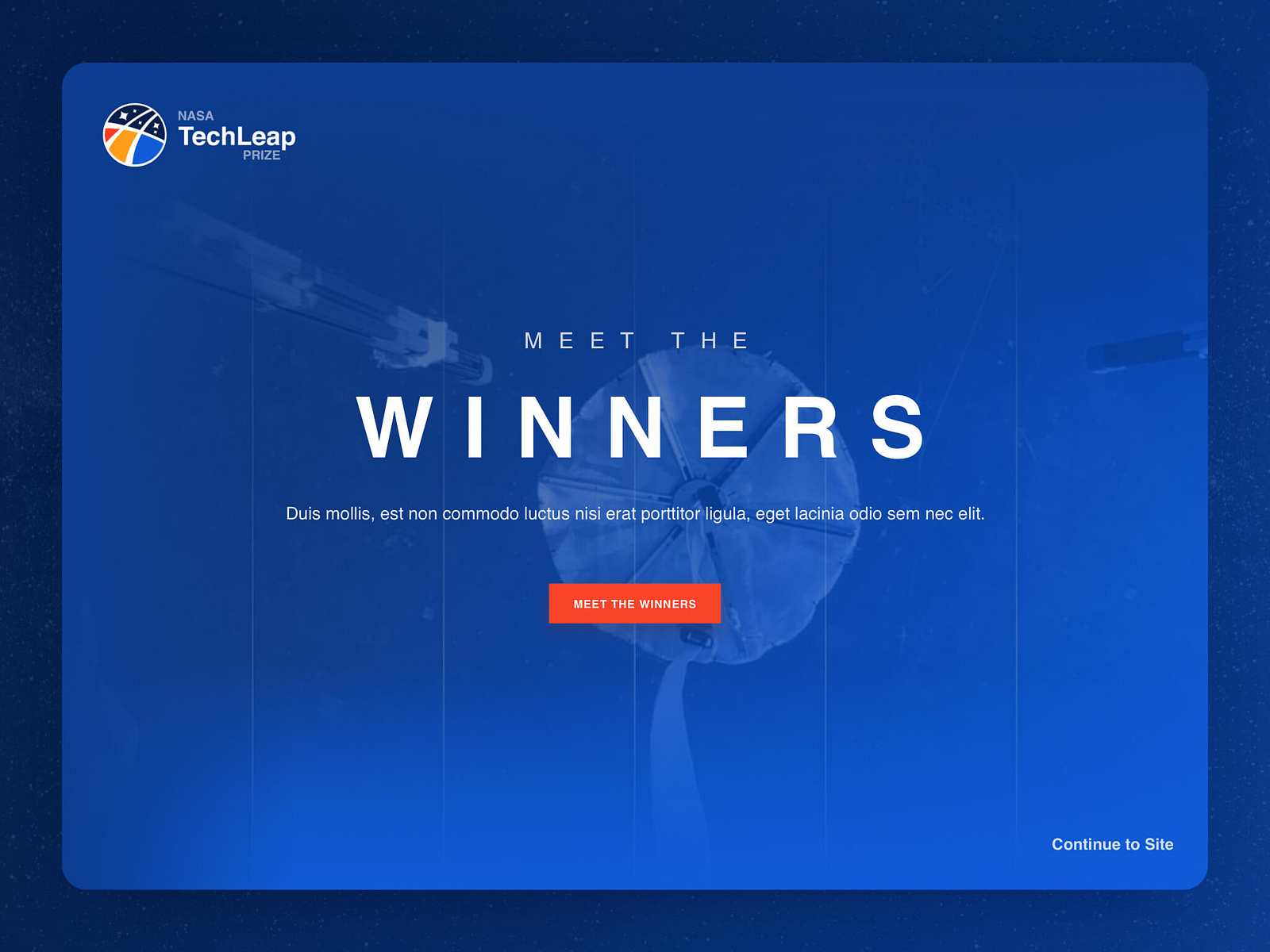 NASA TechLeap Prize - Web Design by Stefan Marshall on Dribbble