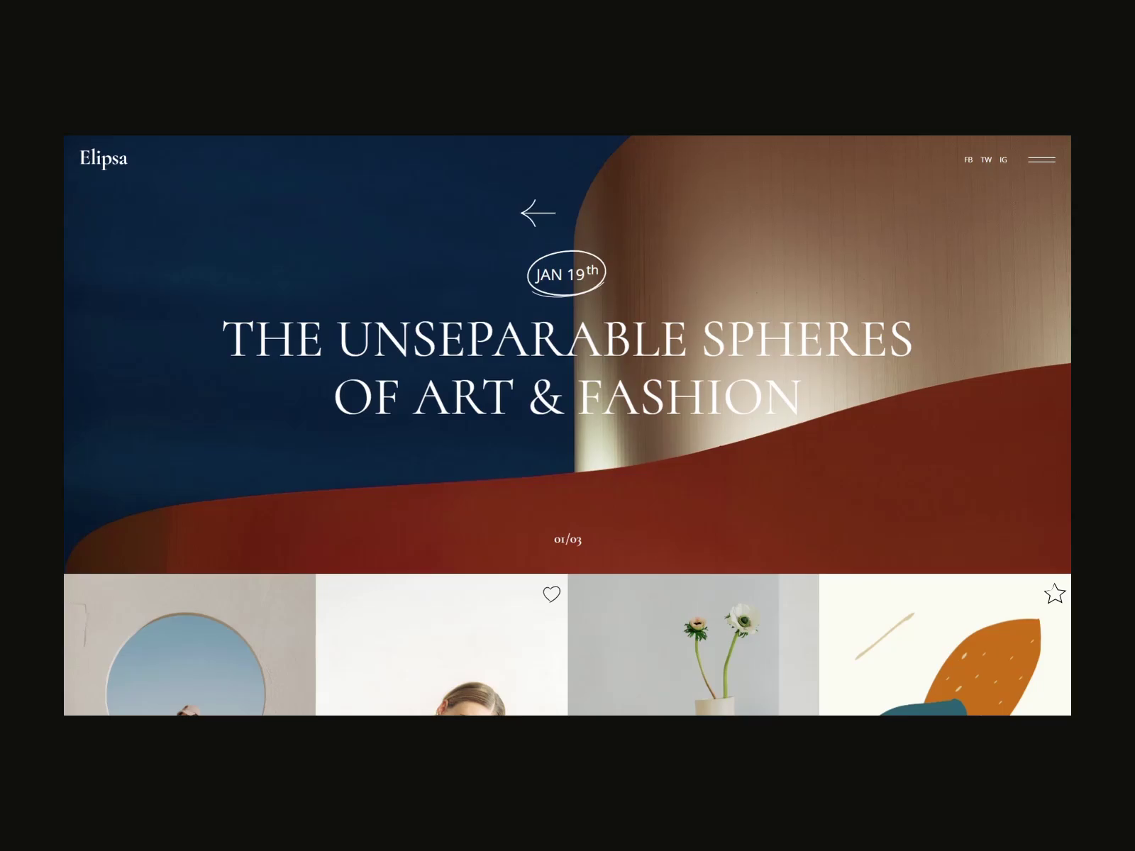 Elipsa - Compact Posts by Katika for Qode Interactive on Dribbble