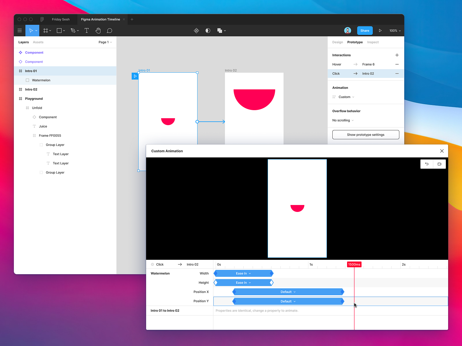 Figma Custom Animation Timeline by Phil Goodwin for Unfold on Dribbble