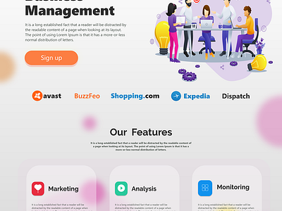 Business Management UI design by Ishfaque Islam on Dribbble