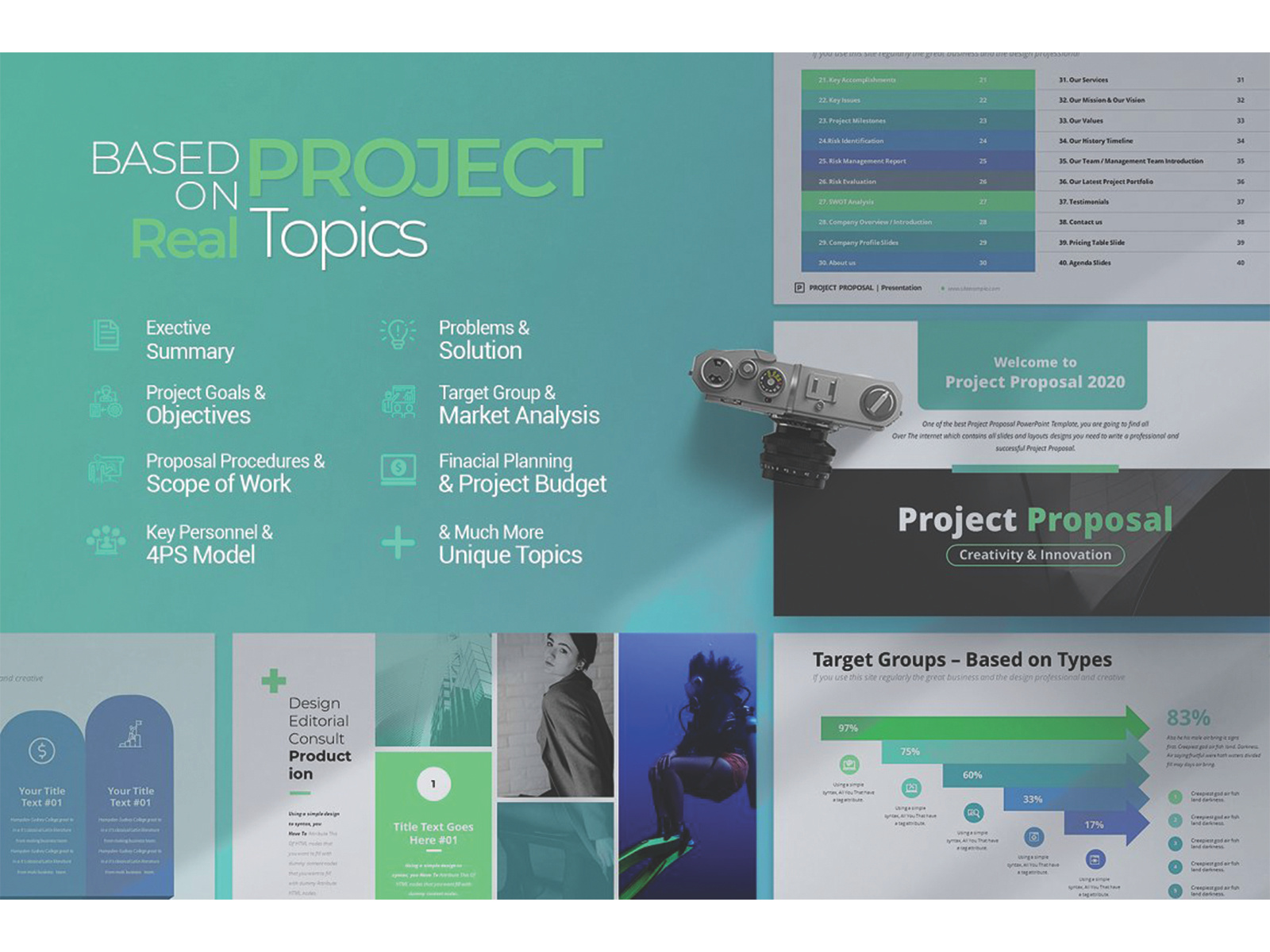Project Proposal PowerPoint Template by Md. Shoikot Hasan on Dribbble