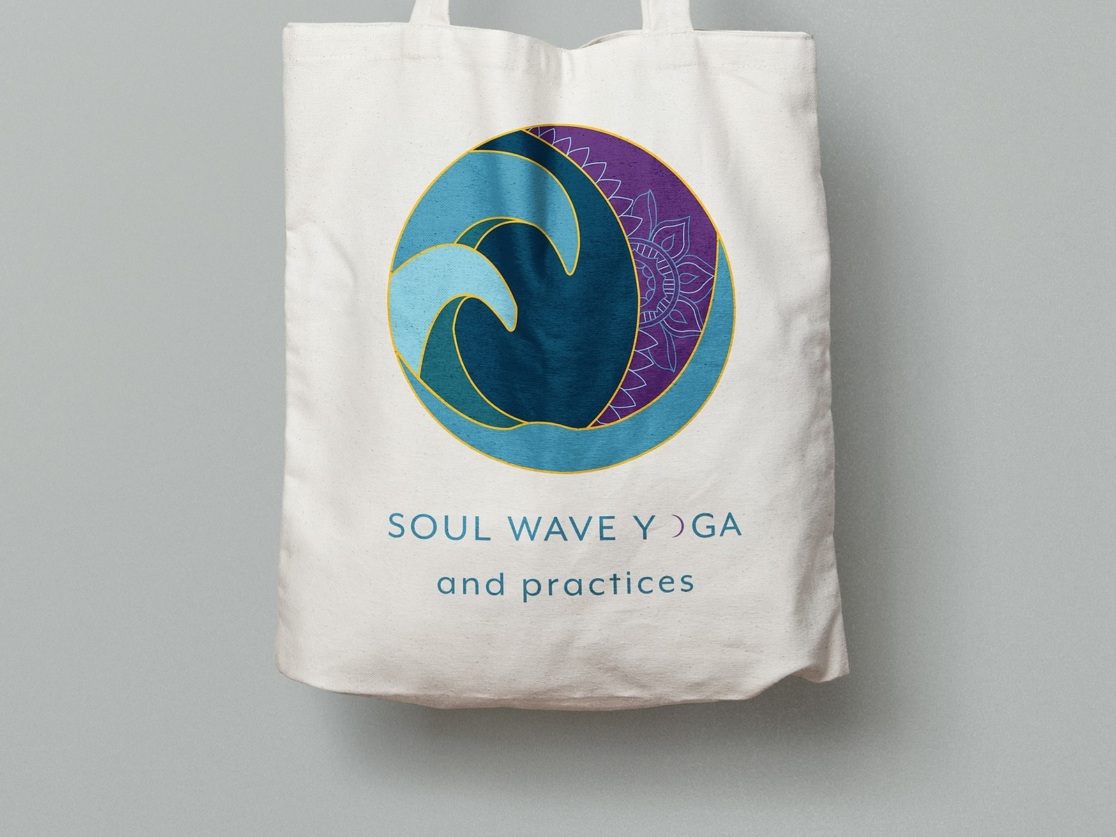 Soul Wave Yoga Logo by Tiana on Dribbble