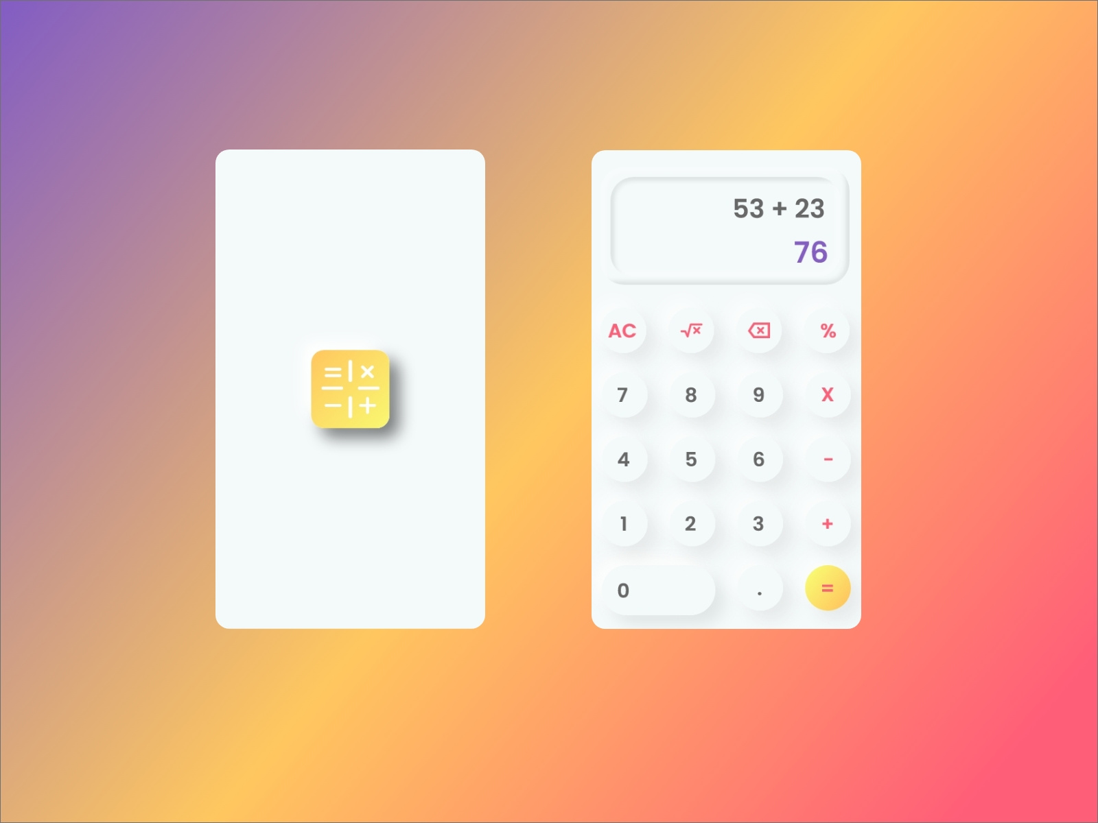 calculator design by Anoop Benzier B F on Dribbble