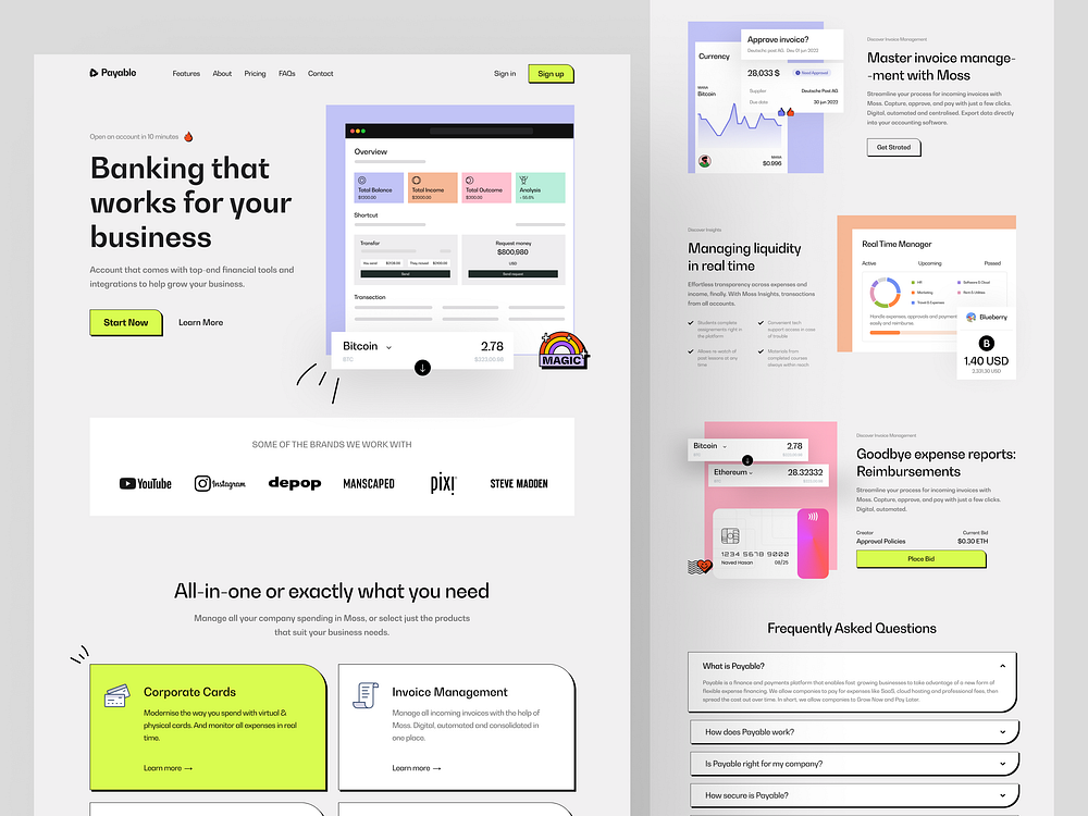 Banking Website designs, themes, templates and downloadable graphic ...