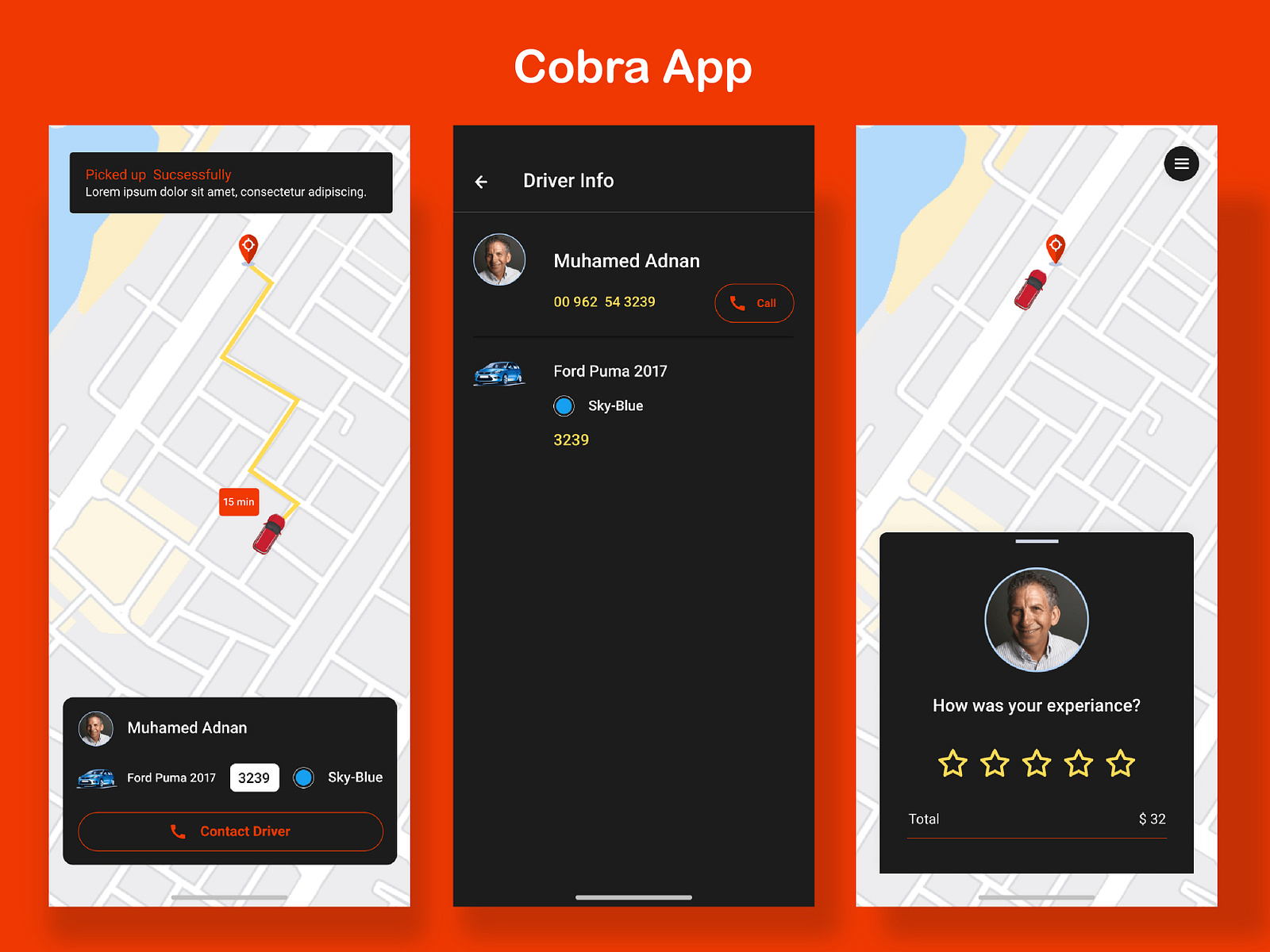 Cobra App by Shaimaa Hisham on Dribbble