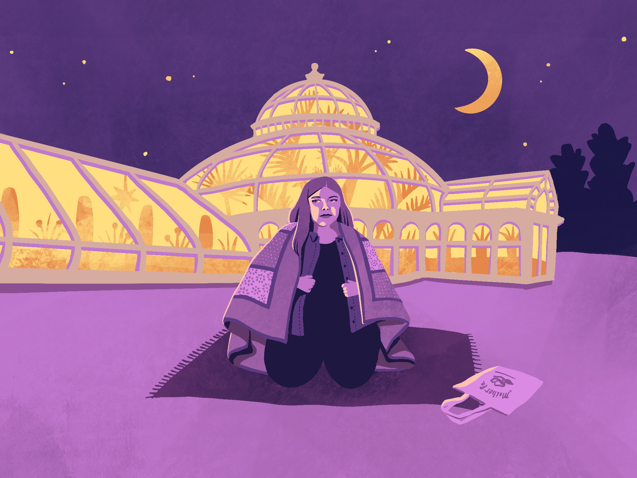 Nighttime Picnic 🌙 by Tessa Portuese on Dribbble