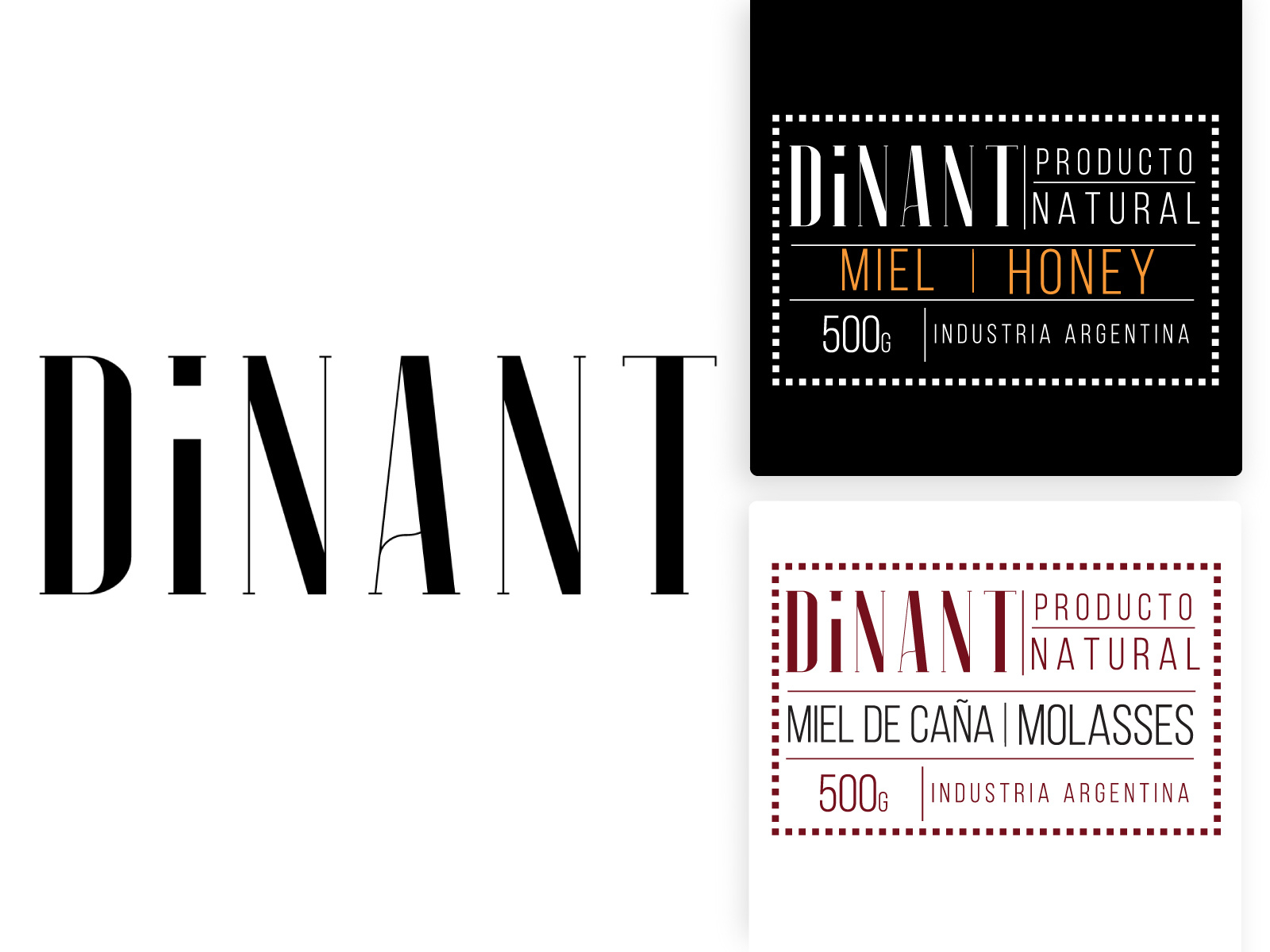 Dinant Logo & Labels by Juan VLASKZ on Dribbble