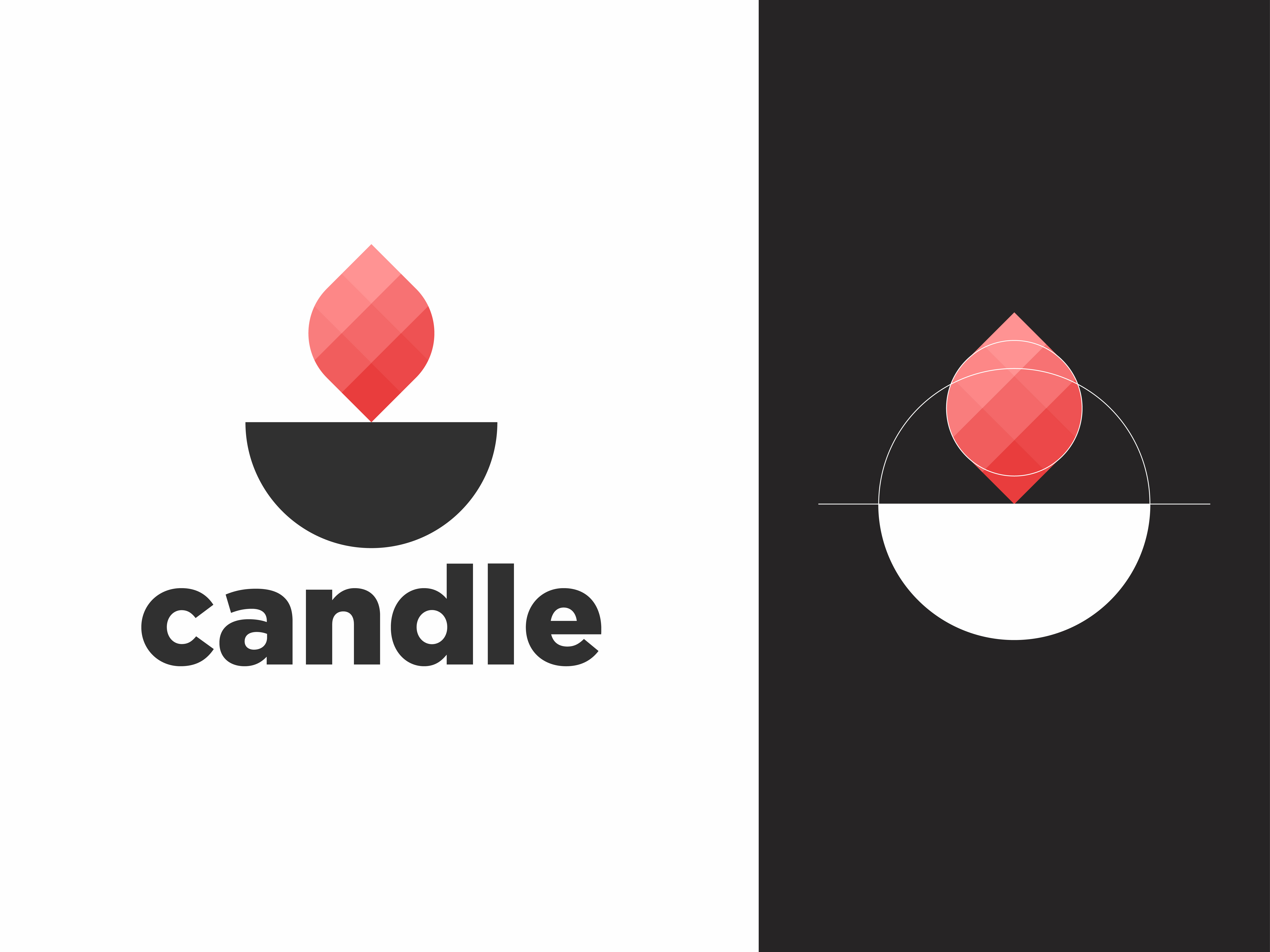 Candle Logo Design